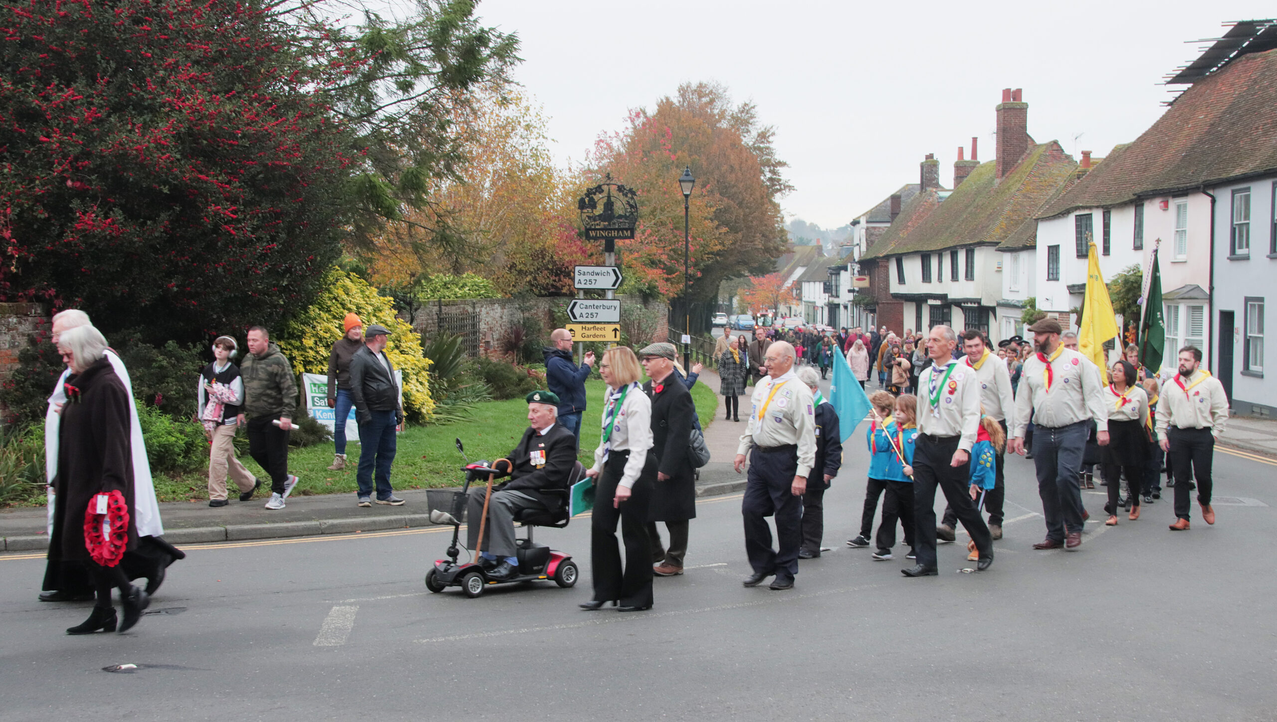 Wingham Remembrance Parade & Service - Wingham Parish Council