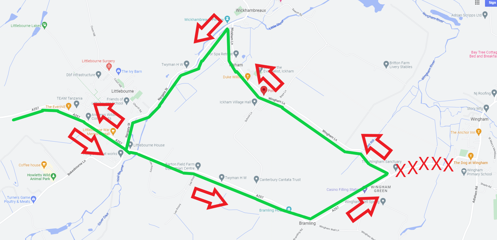 A257 ROAD CLOSURE: Canterbury Road, Wingham Culvert - Wingham Parish ...